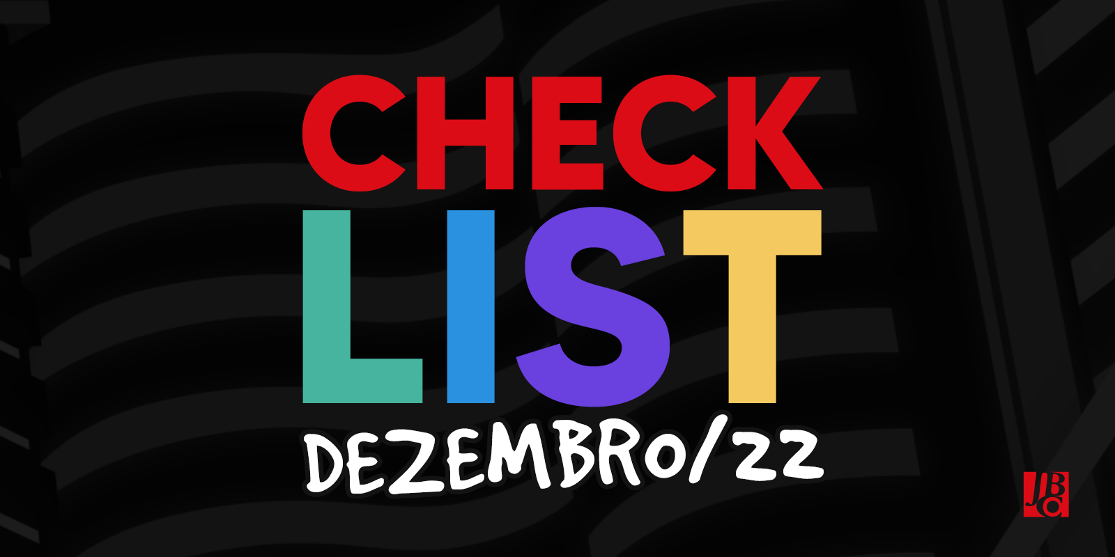 Checklist - Dezembro 2022 - Lançamentos do Mês - Editora JBC
